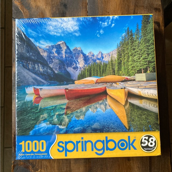 Springbok | Games | Springbok 00 Piece Jigsaw Puzzle Calm Canoes New In ...